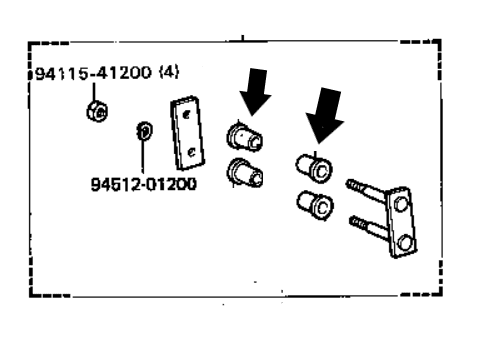 Genuine Toyota Bush 90385-15016