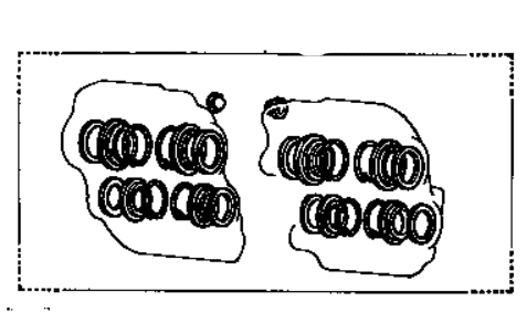 Genuine Toyota Land Cruiser CYLINDER KIT DISC 04479-30030