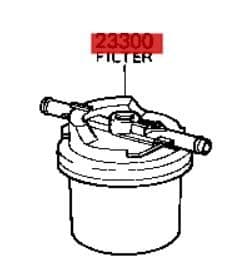 Genuine Toyota Land Cruiser Fuel Filter 23300-36020