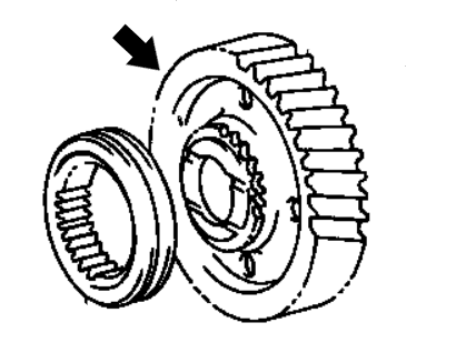 Genuine Toyota Land Cruiser GEAR SUB-ASSY T/F 36204-60080