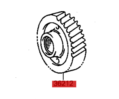 Genuine Toyota Land Cruiser GEAR TRANSFER 36212-60080