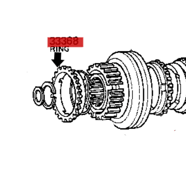 Genuine Toyota Land Cruiser SYNCHRO RING 33368-35012