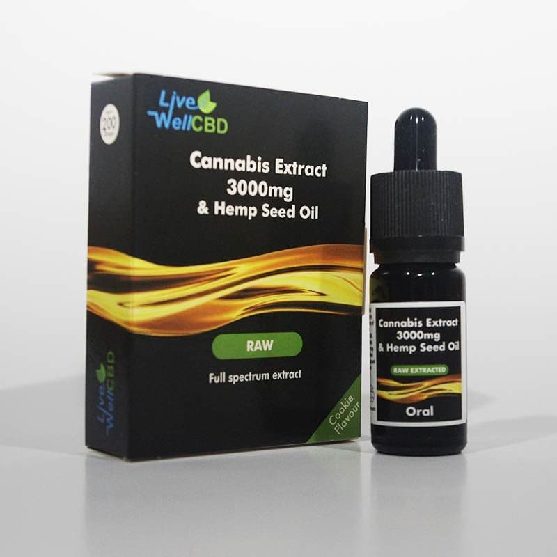 Live Well CBD Raw Oral 3000mg