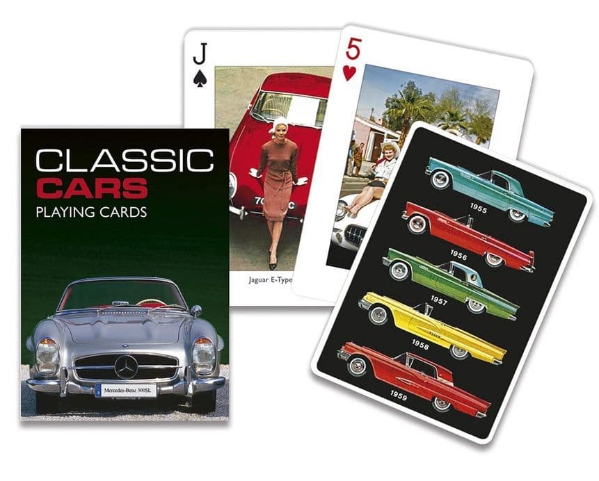 Classic Cars Playing Cards