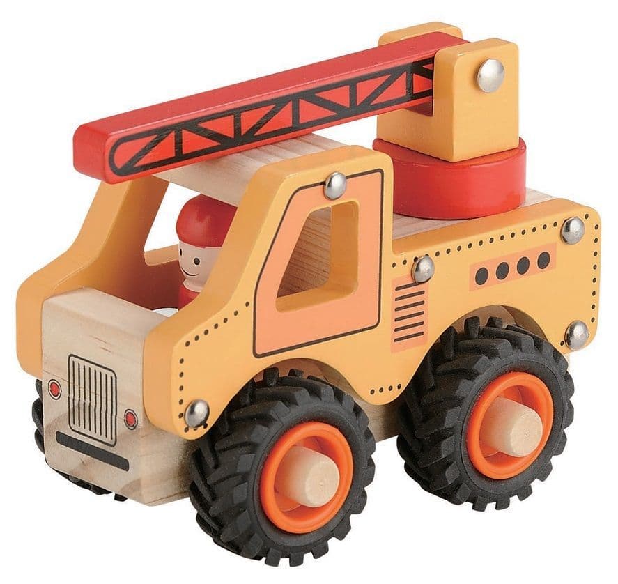 House of Marbles - Wooden Brrm-Brrms Work Vehicles - Crane