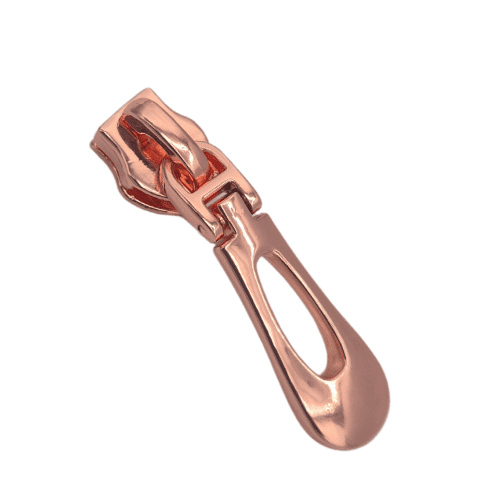 5 Rose Gold Zip Pull