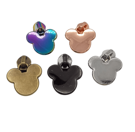 5 Zipper Pull - Mouse Head