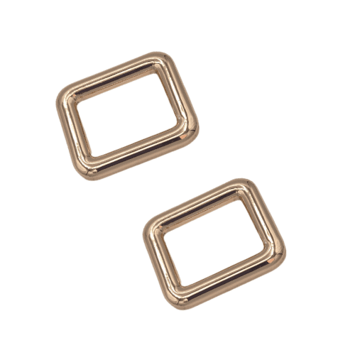 20mm Gold Rectangular Rings