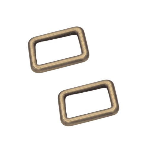 25mm Antique Brass Rectangular Rings