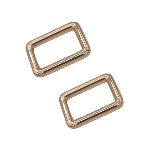 25mm Gold Rectangular Rings