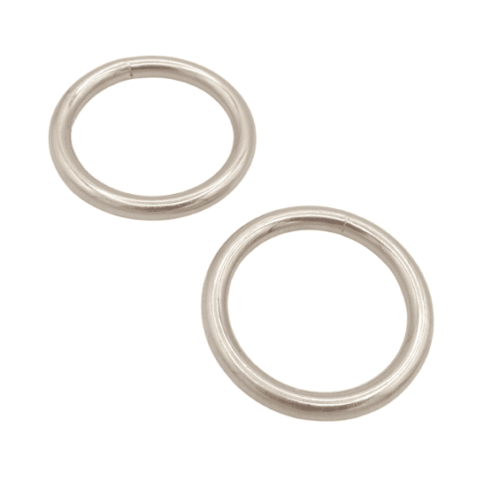 25mm Silver O Rings
