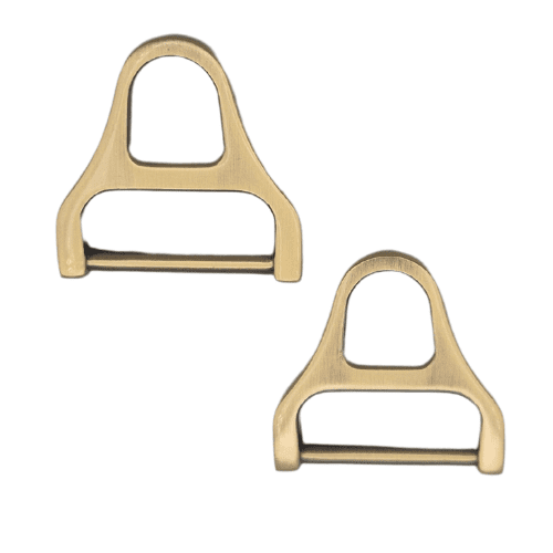 D- Loop Connectors- Antique Brass