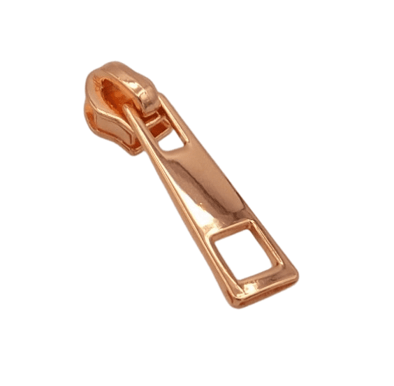 Heavy Plain Zip Puller - Rose Gold - 5