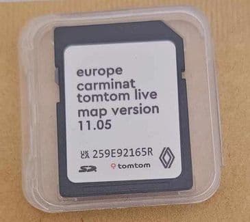 DVD and CD map updates for Renault sd card