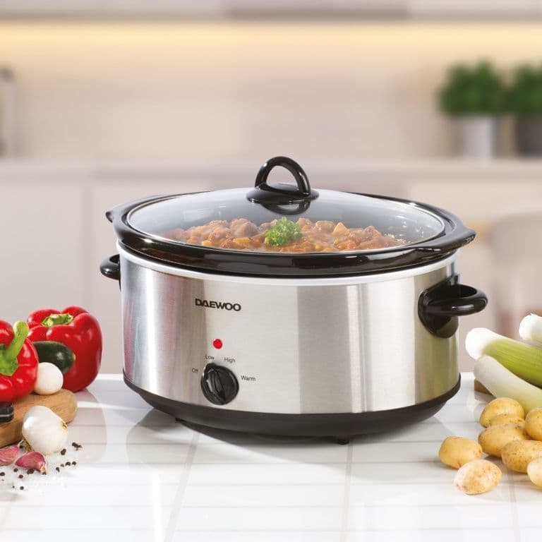 Daewoo Stainless Steel Slow Cooker 6 5L