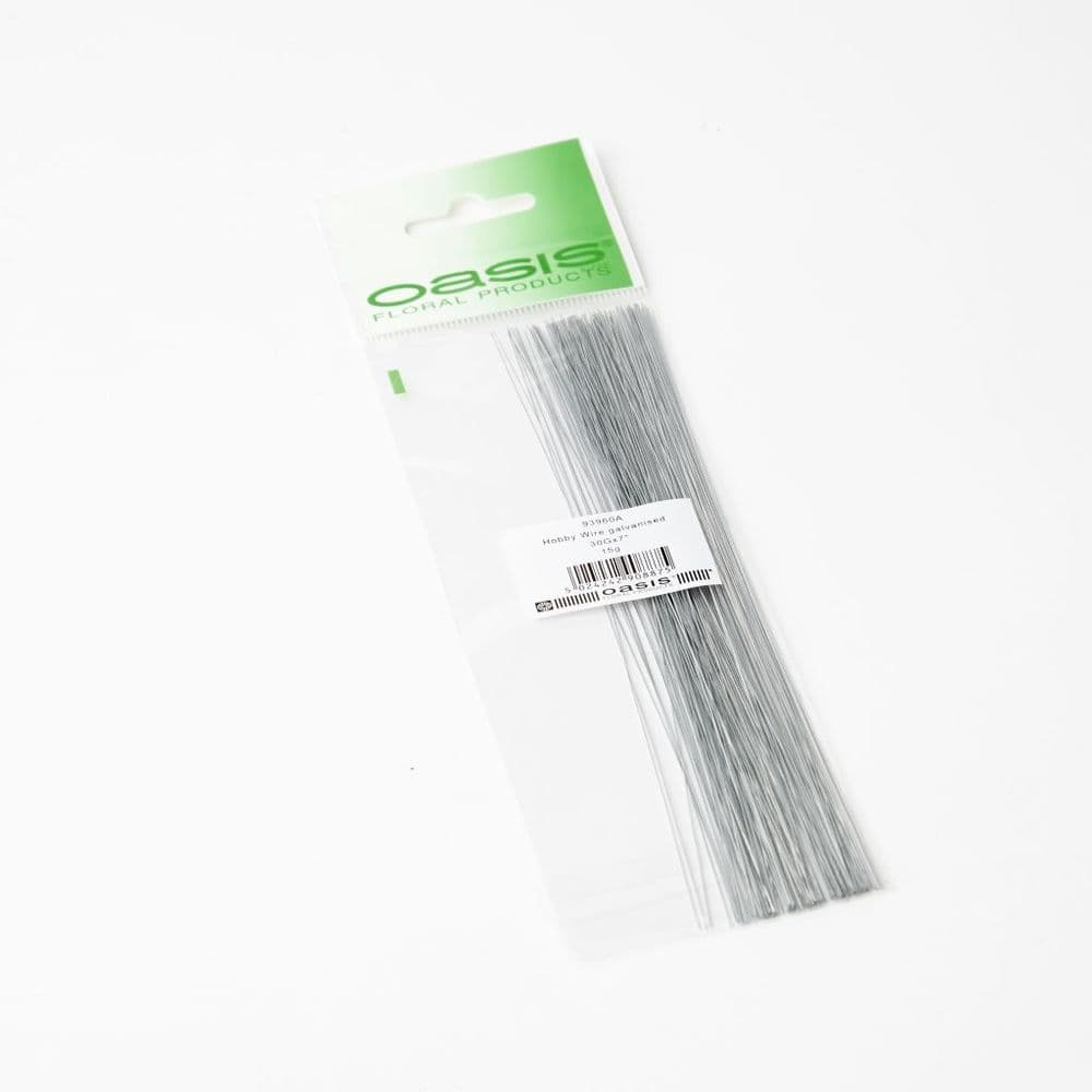 Oasis Hobby Wire - Galvanised Wire - 7" x 30 Gauge x 15g