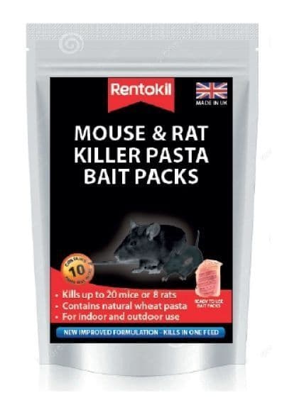 Rentokil Mouse & Rat Killer Pasta Bait - 10 Sachet