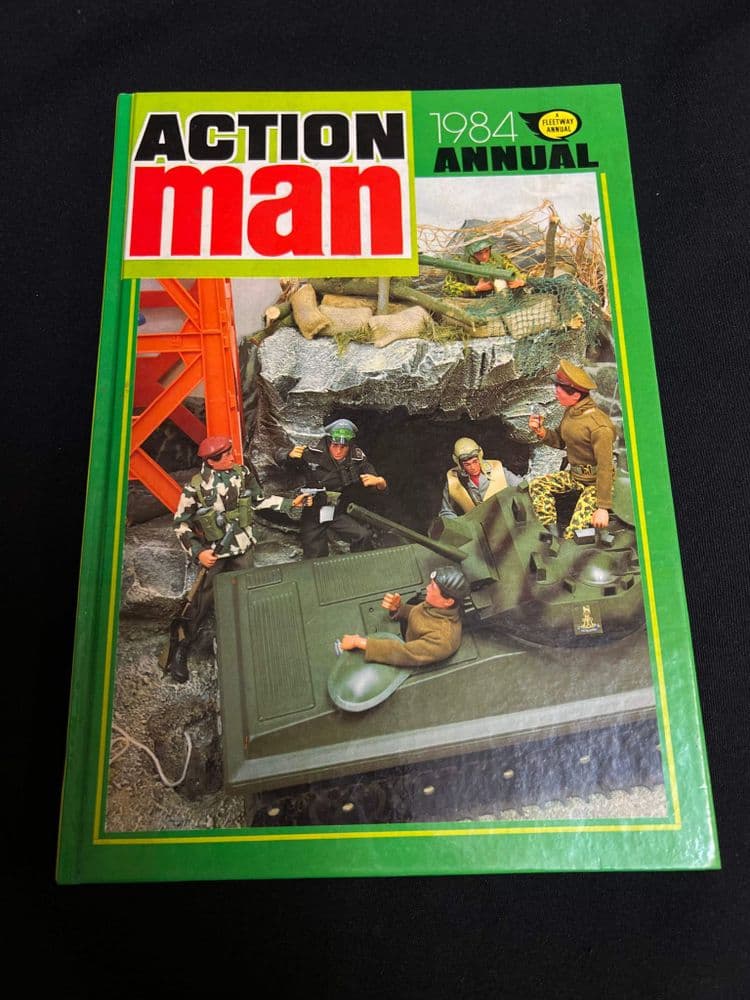 VINTAGE ACTION MAN - ANNUAL 1985 not perfect
