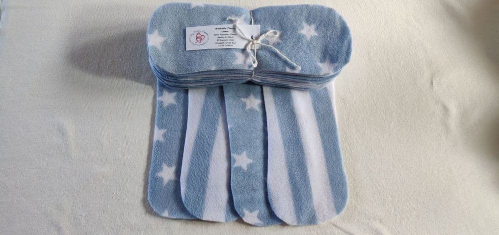 Blue Prints Polar Fleece Liners pk15 Hourglass/Rectangle