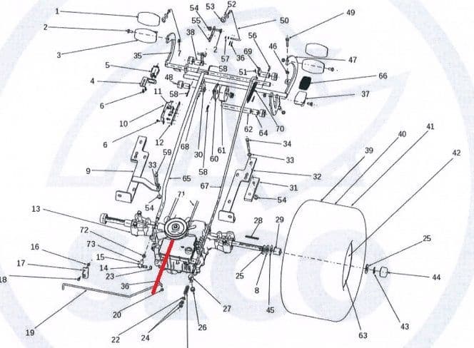 Genuine Tuff Torq Castelgarden, AGS Transmission Pulley 1646025770 ...