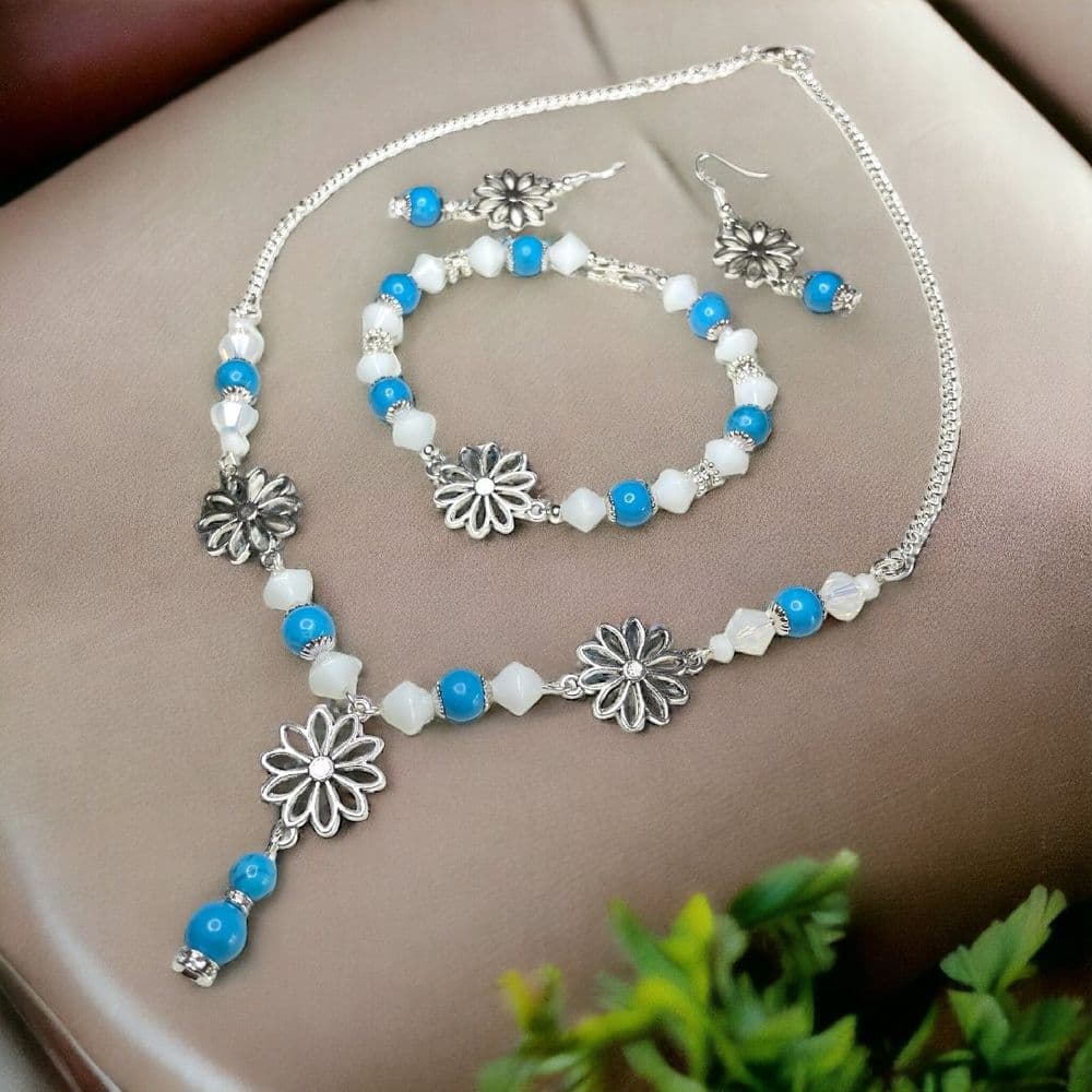 Daisy Turquoise Matching Set