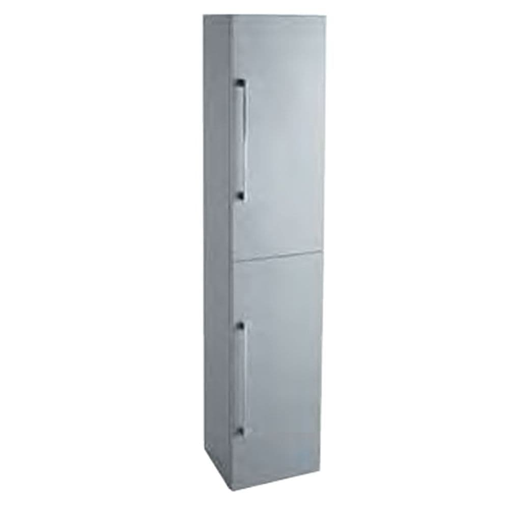 Cassellie Idon 300mm 2 Door Tall Storage Cabinet Grey - ID30WHTB-GRY