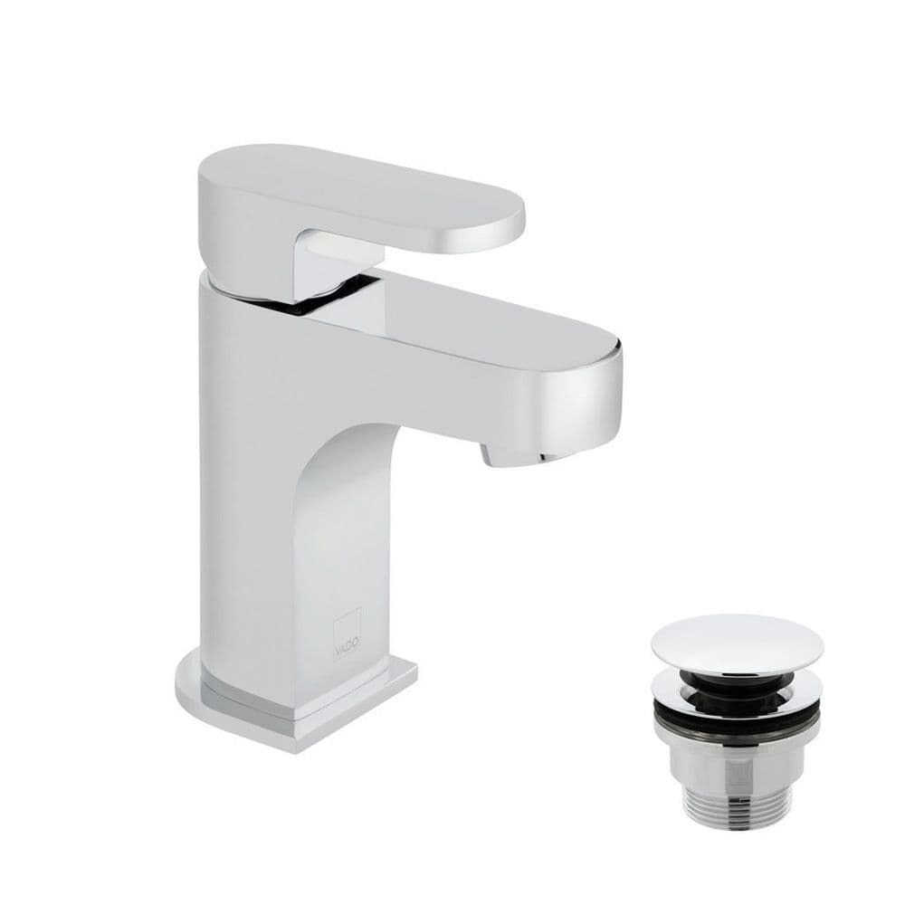 Vado Life Single Lever Cloakroom Mixer Tap With Waste Chrome LIF-100M ...
