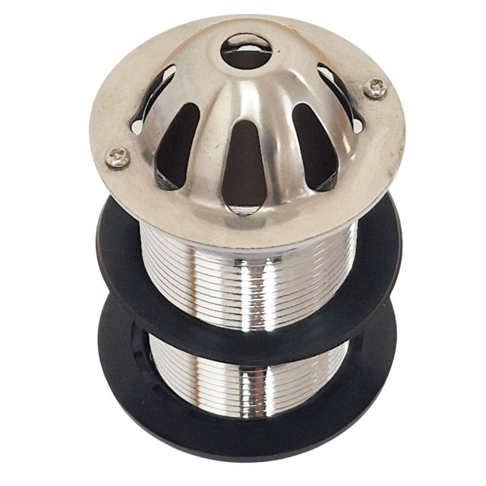 1 1/2" Urinal Waste Chrome Brass Body with Stainless Steel Dome BW244