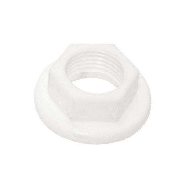 1/2" BSP Thread Plastic Flanged Back Nut EBBACK020