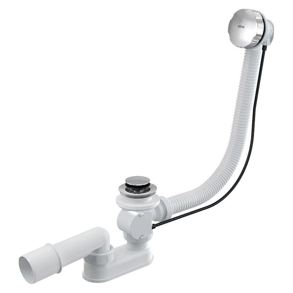 Alca Plast Bath Pop-Up Waste & Trap Polished Chrome A55K
