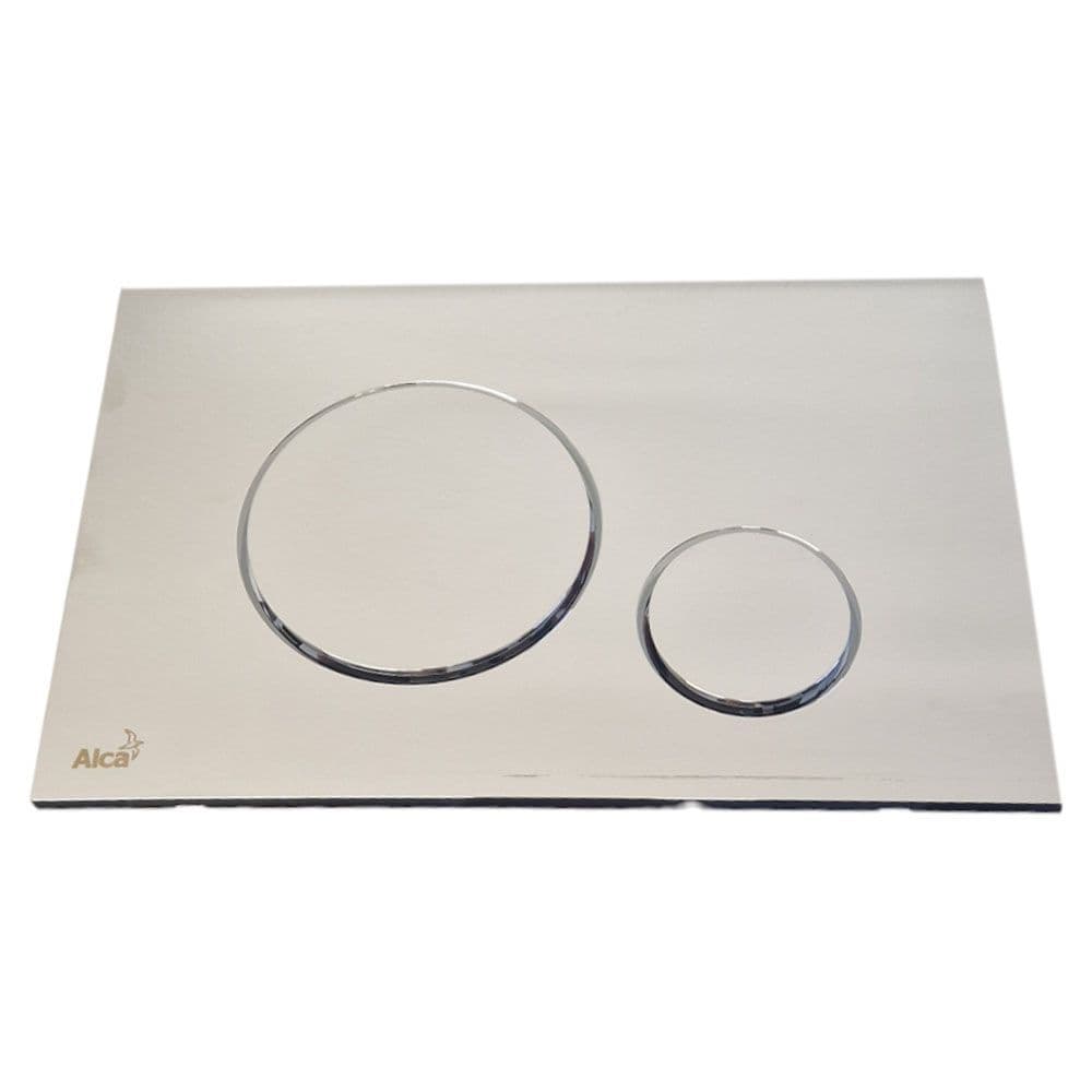 Alca Plast Flush Plate Polished Chrome M671