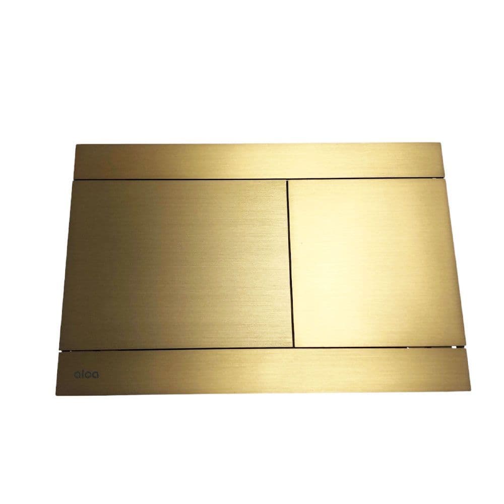 Alca Plast Fun Brushed Gold Flush Plate FUN-G-B
