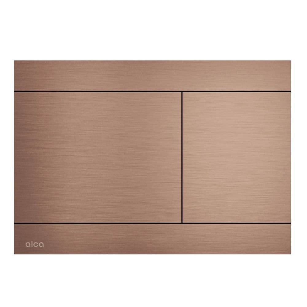 Alca Plast Fun Flat Flush Plate PVD Brushed Red Gold FUN-RG-B