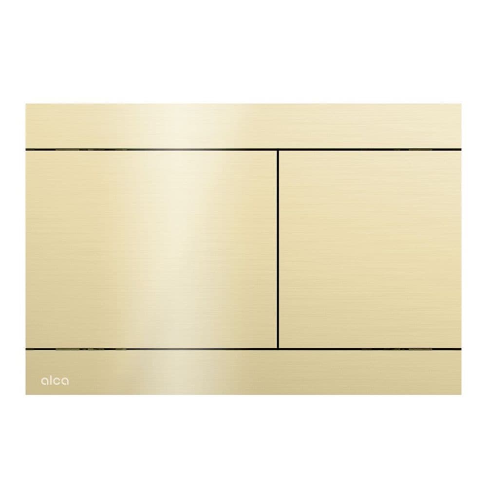 Alca Plast Fun Flat Flush Plate PVD Polished Gold FUN-G-P