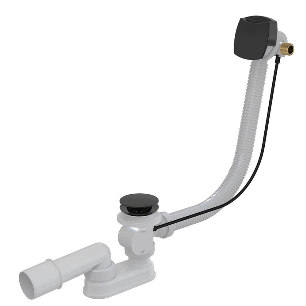 Alca Plast Metal Bath Pop-Up Waste & Trap With Overflow Filling Matt ...