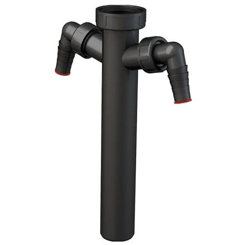 Alca Plast Pipe Adapter DN40 G 6/4" Union Nut & Dual Ø17 23mm ...