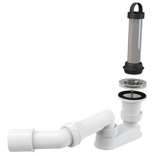 Alca Plast Shower Waste & Odour Trap with 45 Elbow 50mm DN40/50 ...