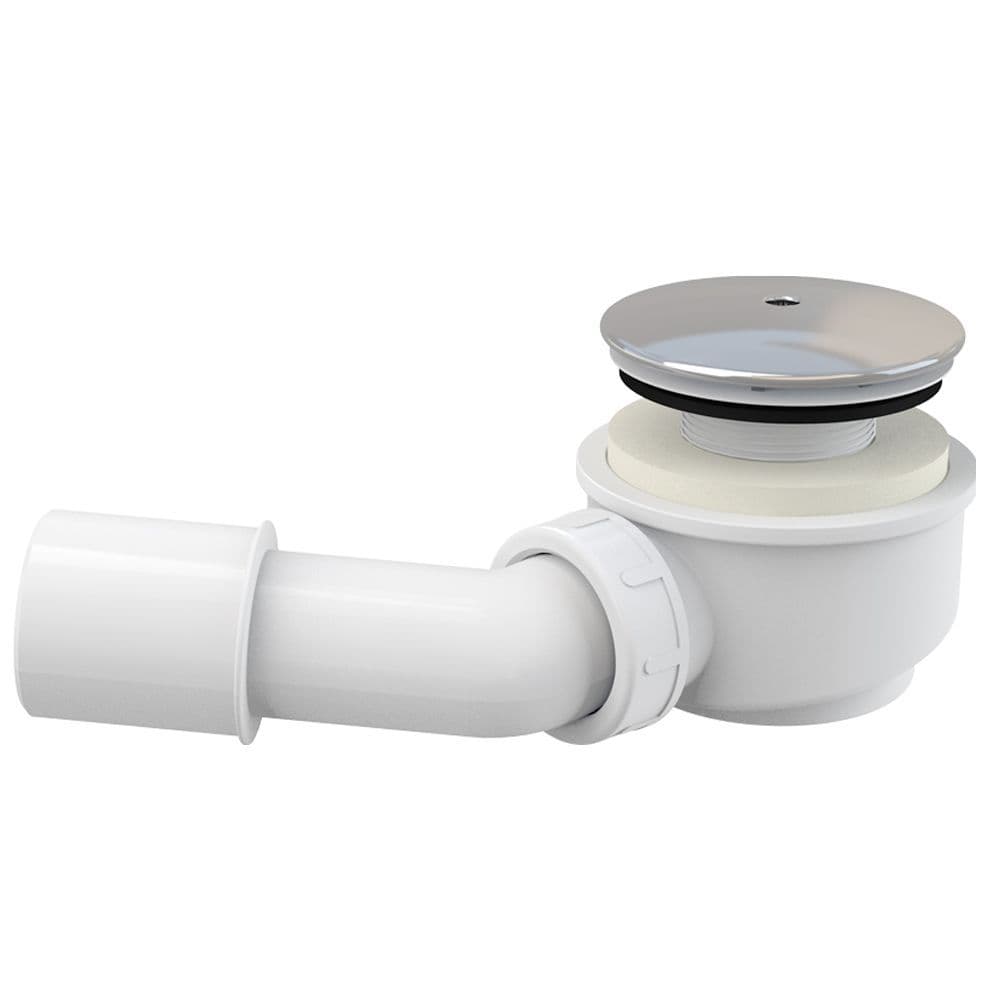 Alca Plast Shower Waste & Trap Reduced Height 60mm DN50 Ø91mm Cover ...