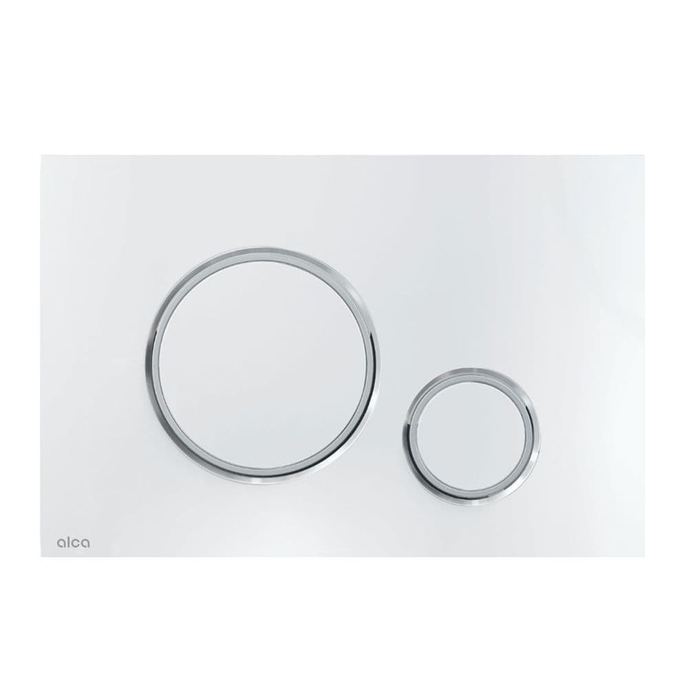 Alca Plast Thin 7 Flush Plate Round Polished & Matt Chrome M771