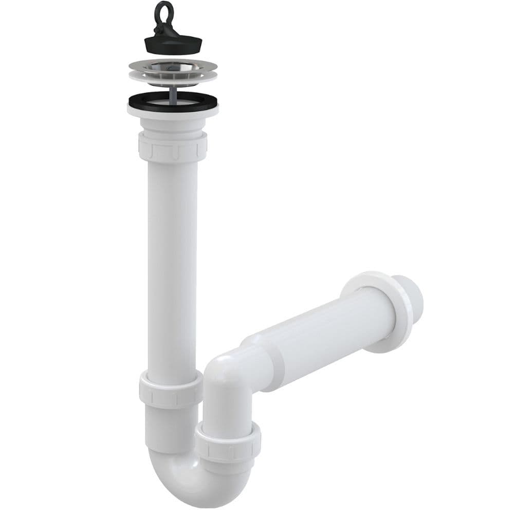 Alca Plast Tubular Sink Waste & Trap DN50 With Stainless Steel Grid ...