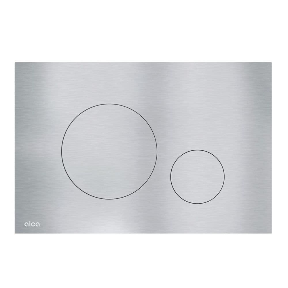 Alca Plast Turn Flat Flush Plate Inox TURN-INOX