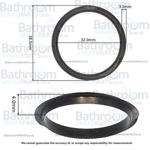 Basin and Bath Waste Plug Washer
