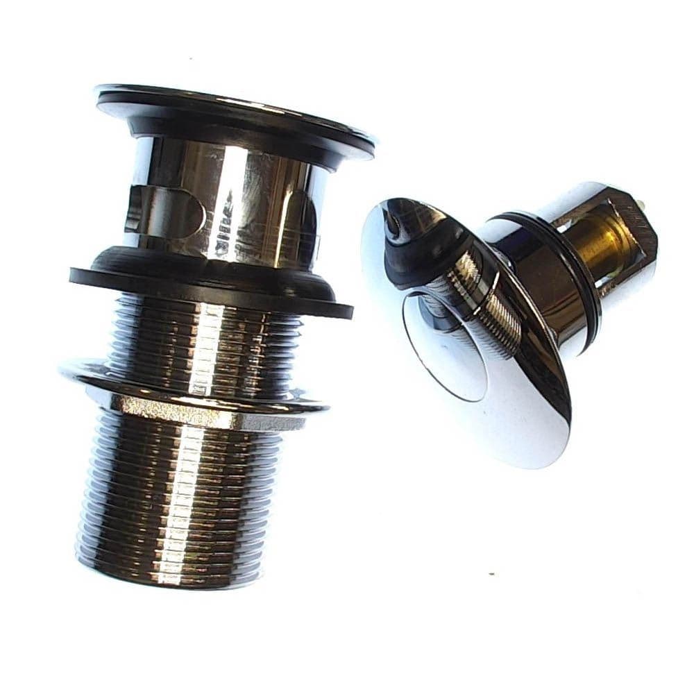 Bathroom Spare Parts 1 " Slotted Chrome Top Access Basin Clicker Waste ...