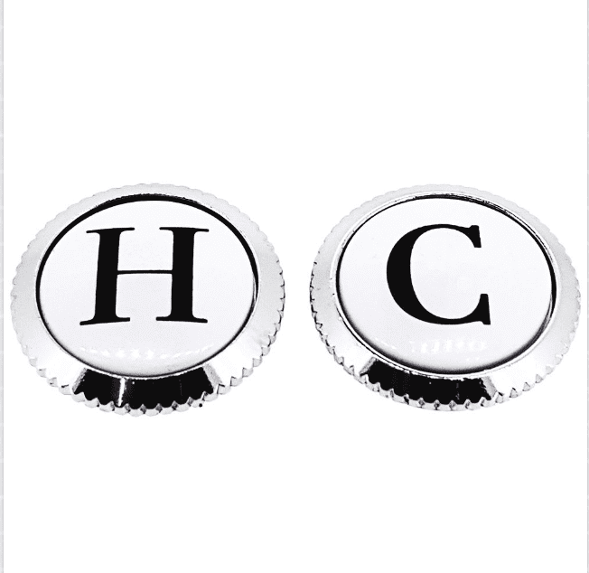 BathroomSpareParts Replacement Hot & Cold Indices - EBATHSHC