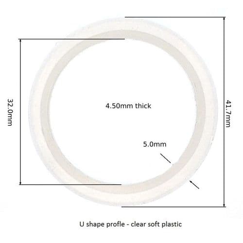 Basin and Bath Waste Plug Washer