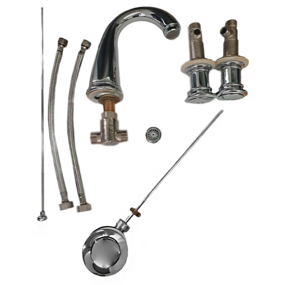BC Sanitan Modena Chrome 3 Hole Basin Set 601CR