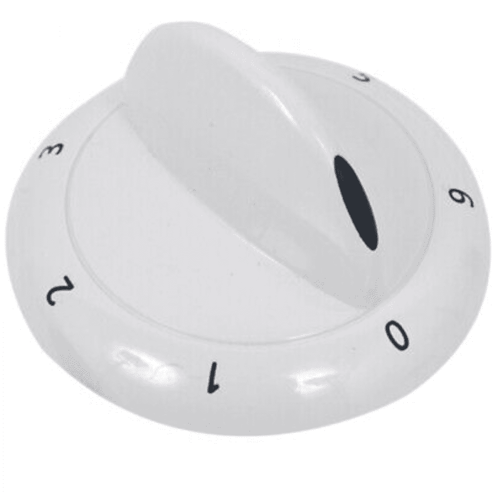 BEKO Oven Cooker Knob Hob Genuine White Switch 0 to 6 Temperature Dial ...