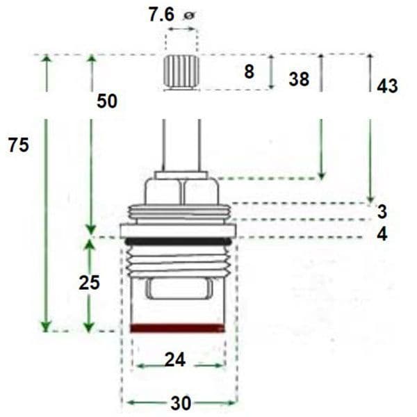 Bespoke Long Stem Valve Non Return Order TMN-L1Q876HCR