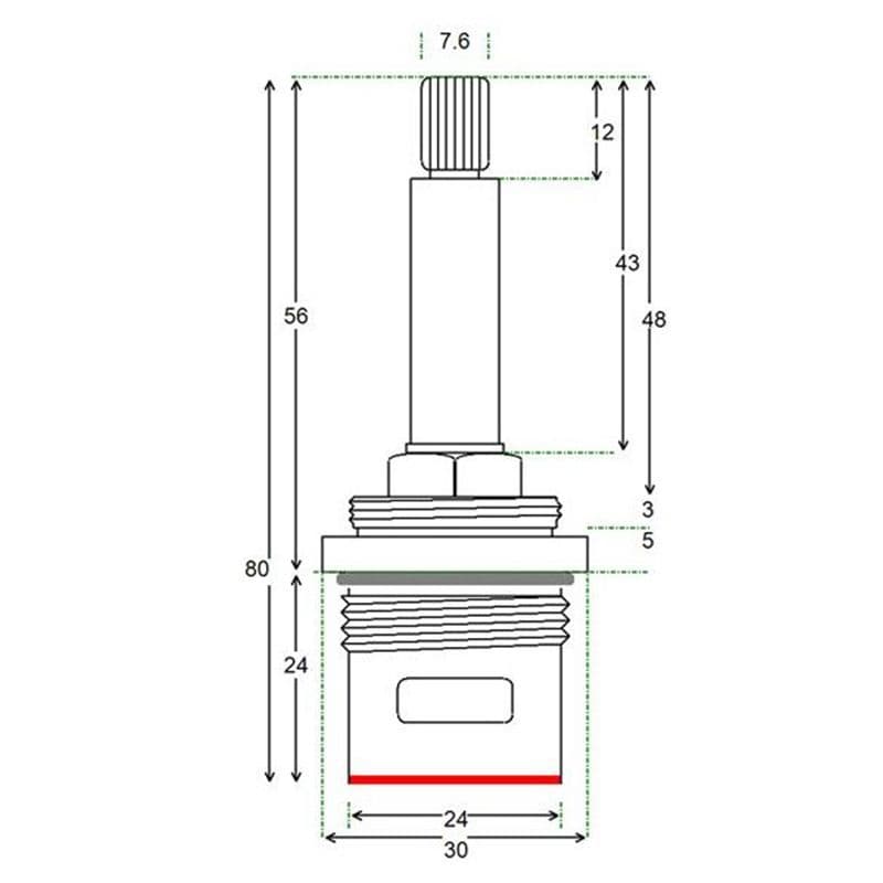 Bespoke Long Stem Valve Non Return Order TMN-X1QT80LAB