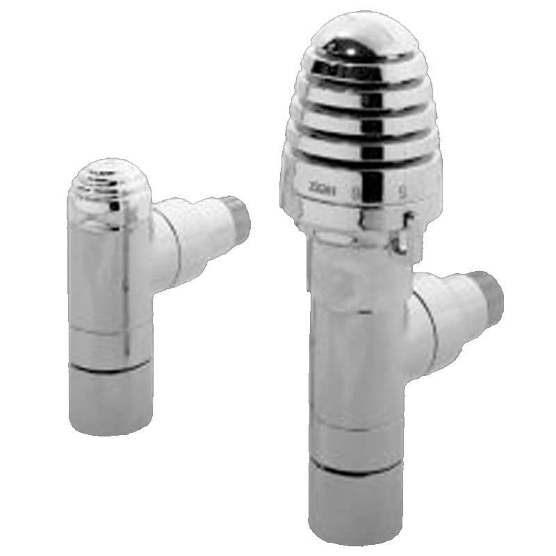 Bisque Angled TRV Set H Chrome SETH-HA-C